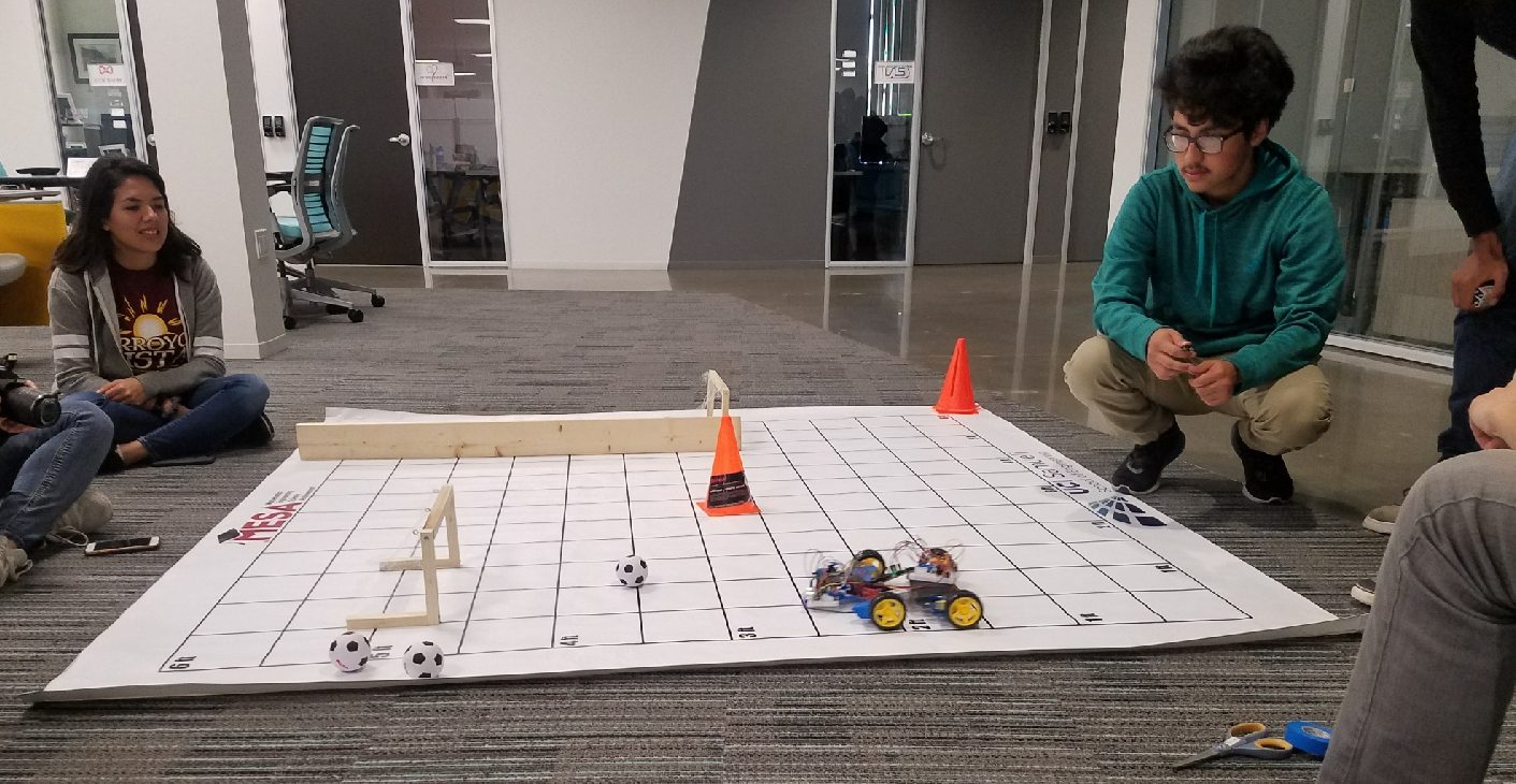 High School Students Learn to Build Robots - Base 11